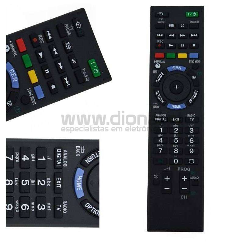 RM-ED047, Comando Tv Sony,