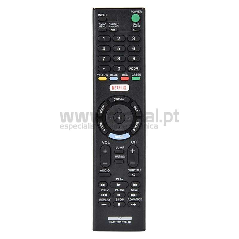 RMT-TX102U, Comando tv sony,RMT-TX102U