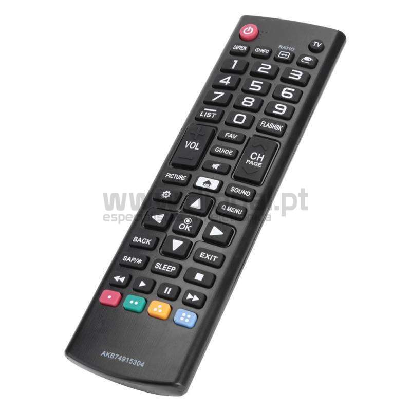 Comando compatível LG,COMANDO TV LED LG COMANDO TV AKB74915304